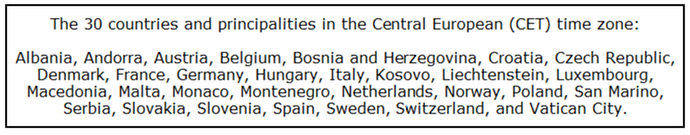 Time change reminder --- September / October / November 2019 - Trading ...