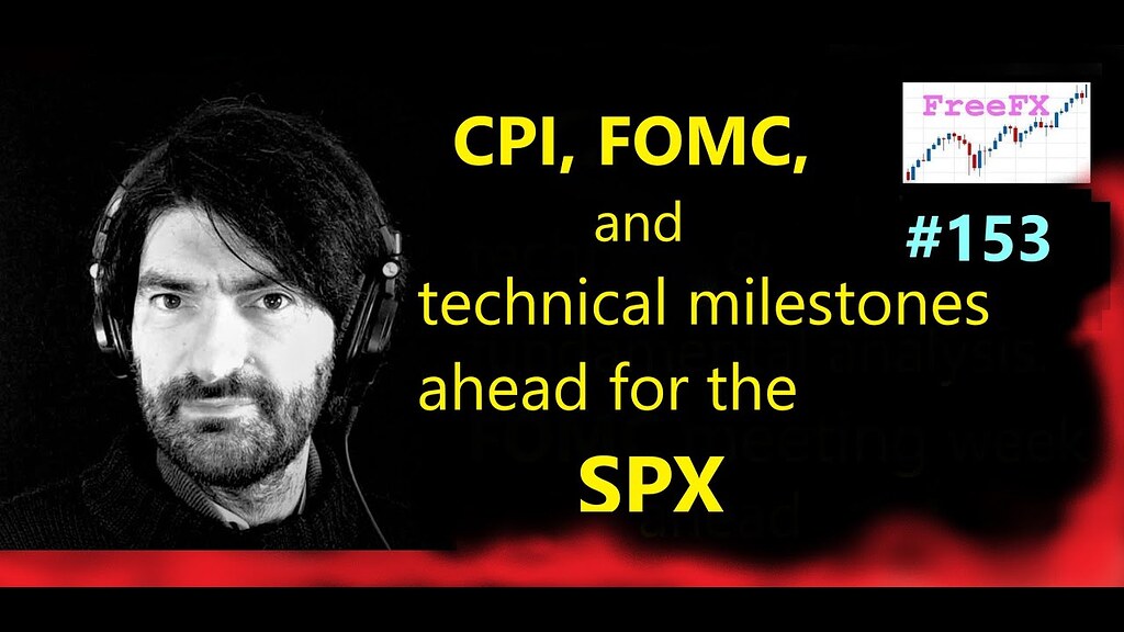 FreeFX # 153: CPI, FOMC, and technical milestones ahead for the SPX - Trading Discussion ...